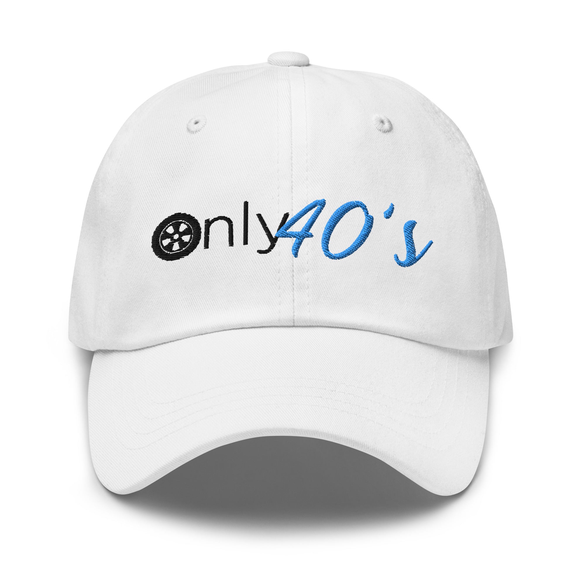 "Only40's" Only Fans Dad hat - White – RPM Auto Accessories